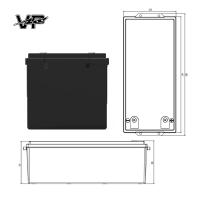 China Waterproof IP54 Energy Storage System 12V 200AH VP LiFePO4 Lithium Battery for sale