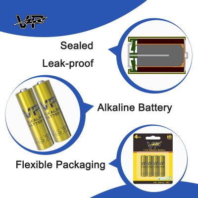 China High-capacity AA Alkaline Cell Battery MN1500 E91 Equivalent Wholesale Factory for sale