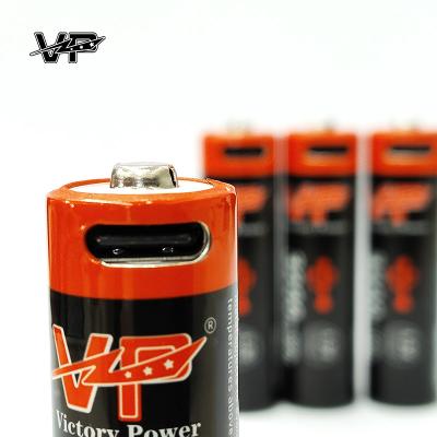 China Bulk USB C Rechargeable AA Lithium Batteries 1.5V High Capacity 3200 mWh | OEM/ODM Factory Supplier for sale