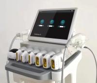 China 7D HIFU Beauty Machine Liposonic Vaginal Tightening Gold RF 3 In 1 Beauty Machine for sale