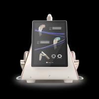 China Simultaneous Vertical HIFU Face and Body Contouring Beauty Machine with Adjustable Energy for sale