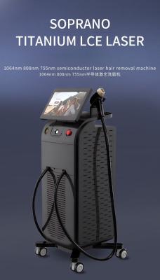 China 1200W Laser Hair Removal Permanent Machine 120J/cm2 With TEC Sapphire Contact Cooling for sale