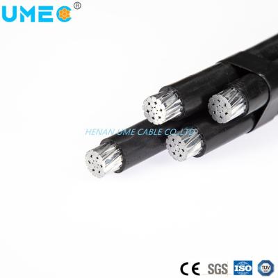 China Insulated Quadruplex Service Drop Cable up to 336.4AWG for Aerial Bundled ABC Cable for sale