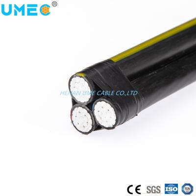China ASTM Standard Insulated Aluminum Conductor XLPE Triplex Service Drop Cable Free Sample for sale