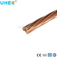China Bare Insulation Material Copper Conductor 4AWG for ASTM Standard Soft Medium Hard Drawn for sale
