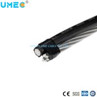 China Customized Duplex Service Drop Cable with Aluminum Conductor and XLPE PE Insulation for sale