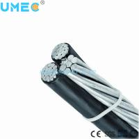 China Aluminum Conductor XLPE Insulated Triplex Service Drop Cable for Overhead Power Supply for sale