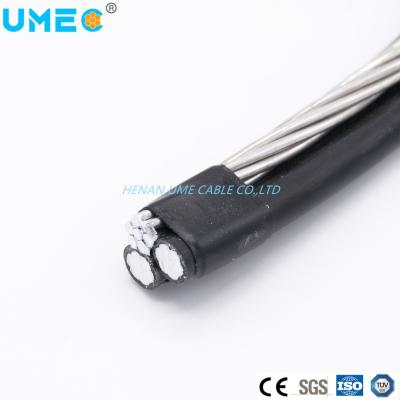 China Aluminum Conductor Duplex Service Drop Cable XLPE PE PVC Insulated Overhead 4X70mm2 50mm2 for sale