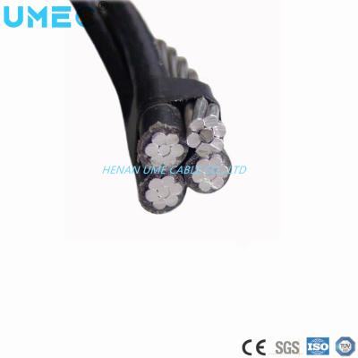 China 2/4AWG Pinto Mustang Quadruplex Service Drop Cable with XLPE Insulation and Aluminum Conductor for sale