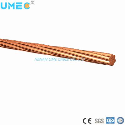 China Hard Drawn Copper Wire Conductor Ideal for Overhead Distribution Circuits on Insulators for sale