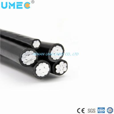 China Aluminum Conductor PVC Armored Customer Specified Overhead Aerial Bundled Cable ABC Cable for sale