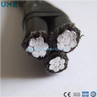 China Customer Specified 600V XLPE Insulated Aluminum Conductor Triplex Service Drop Cable for sale