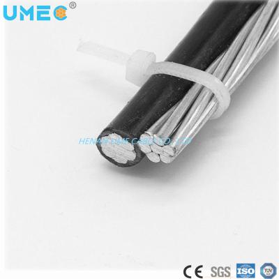 China 600V XLPE Insulated Aluminum Conductor 6/4/2AWG Duplex Service Drop Cable for Overhead for sale