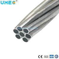 China Bare Opgw Alumoweld Overhead Ground Wire Al Clad Steel 8AWG 7 Strands 19 Strands for sale