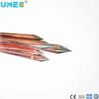 China 0.7mm-0.8mm Copper-Clad Ground Rods Solid Flexible Conductor Type Customized for sale