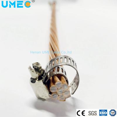China BS 4087 ASTM B228 Copper Clad Steel Strand Wire for Overhead and Ground Applications for sale