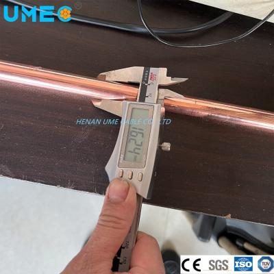China 1000mm 1200mm 1500mm Copper Earth Rod with Sheath Material None Diameter Range 12.7-25mm for sale