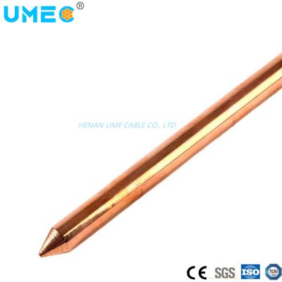 China Range Of Application Grounding Lightning Protection 5/8 Prime Prime Bonded Copper Rod for sale