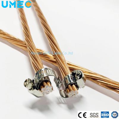 China Conductor Material Conductivity Power Transmission Copper Clad Steel Wire CCS 20%-40% for sale