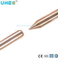 China Solid Conductor Overhead Lightning Protection Grounding Rod 5/8 Prime 3/4 Prime Prime for sale