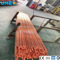 China Electroplated Copper Coated SAE1010 1020 Steel Grounding Rod 5/8 Prime X1800 2400mm for sale
