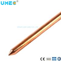 China Grounding Rod Low Carbon Steel Q235 SAE1010 SAE1020 Lighting Protection System 3/4 Prime for sale