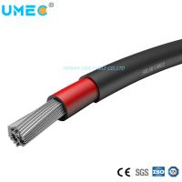 China Flexible Solar Panel Cables 10mm2 6mm2 Electrical Solar Wire PV1-F with XLPE Insulation for sale