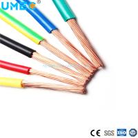 China Installation House Building Copper Conductor PVC Electrical Wire 4/6/10mm2 450/750V for sale