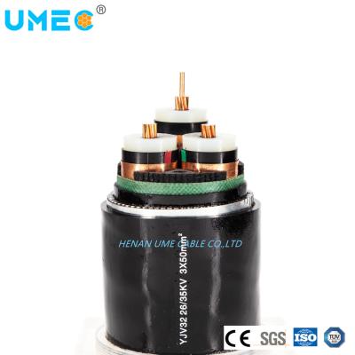 China XLPE Insulated PVC Sheath Copper MV Underground Power Cable for Overhead Applications for sale