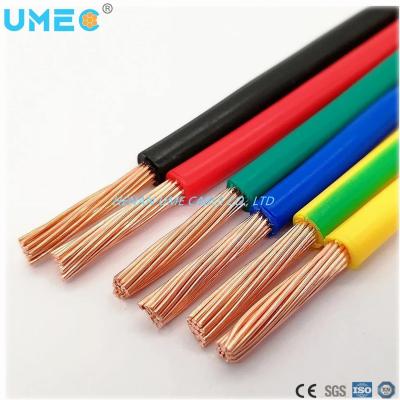 China Flexible PVC Insulated Single Core Copper Electrical Wire Cable H07V-K for House Building for sale