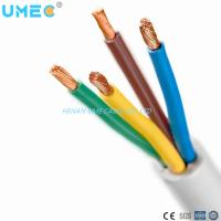 China Round Wire PVC Insulated Copper Conductor Power Cable 300/300V 300/500V H03vvf H05vvf for sale