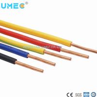 China Building Householding H07V-U Wire PVC Insulated Solid Conductor Single Core Wiring Cable for sale