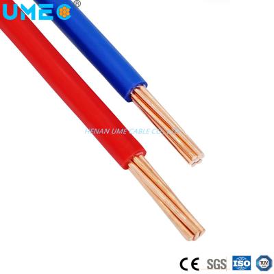 China PVC Insulated Copper Conductor Wire Red/Yellow/Blue/Green-Yellow 2.5sqmm-70sqmm Bvr for sale