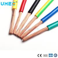China PVC Coated Copper Wire 1/2.25mm 7/1.35mm 19/1.78mm 37/2.03mm BV Wire for House Wiring for sale