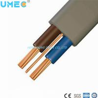 China 6242Y Flat Twin Earth Wire Copper Conductor Power Cable for Building Electrical System for sale