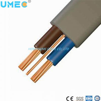 China 6242Y Flat Twin Earth Wire Copper Conductor Power Cable for Building Electrical System for sale