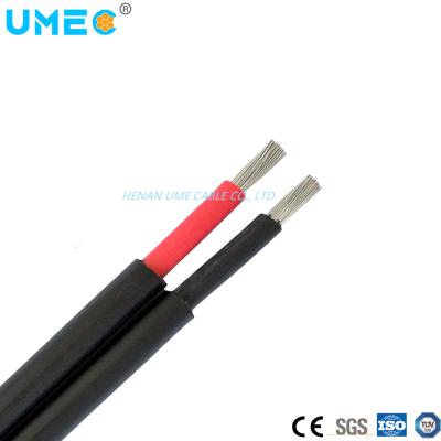 China Free Sample Black Red 1000V 1500V 1800V Low Voltage Twin 6mm DC PV1-F PV Solar Wire for sale