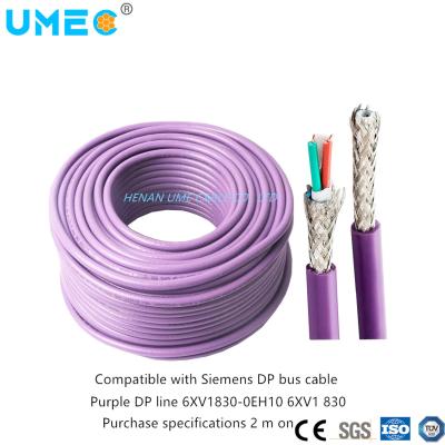 China Dp Bus Communication Cable 1x2x0.64mm Two-Core Multi-Strand 6xv1830-3eh10 300m/Roll Purple for sale