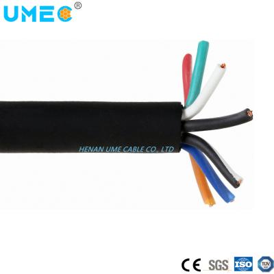 China Solid or Stranded Copper Conductor 16AWG 12AWG 10AWG 8AWG*4core Flexible Rubber Cable for sale