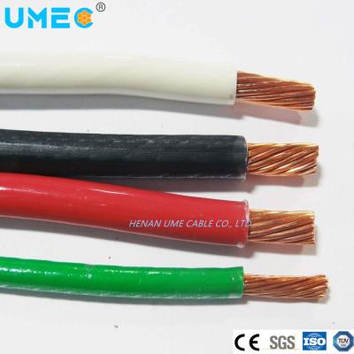 China Insulated Nylon PVC Stranded Copper Building Wire Cable 6 AWG Gauge Green Black Red for sale