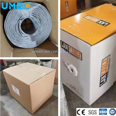 China Speed Outdoor LAN Cable Twisted Pair UTP STP FTP 23AWG 0.56mm Bc CCA 1000FT Waterproof for sale