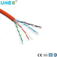 China PVC Insulation Material Network Cable CAT6 UTP 300/500V for Computer Electric Soft Cable for sale