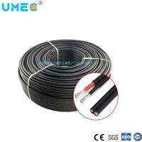 China IEC Standard Tinned Copper Conductor Solar PV Cable 1c 2c*4mm2 6mm2 10mm2 for Solar Panel for sale