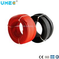 China Third Party Inspection Accepted Solar Cable 6mm2 UV Resistance PV Wire 10AWG Halogen-Free for sale