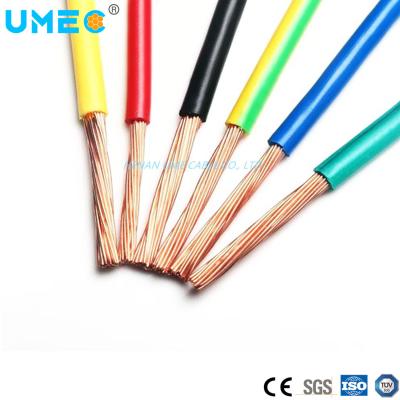 China Insulated PVC Wire 1X1.5mm2 2.5mm2 4mm2 6mm2 H05V-F H0V-F Nyaf 300/500V 450/750V for sale