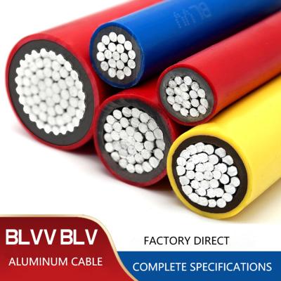 China BVV/BLVV Fire Resistance Insulation Building Cable Red Yellow Blue Green Leading Wire for sale