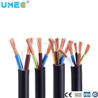 China 2X1.5 3X2.5 4X10 5X10mm2 Chinese Insulated and Sheathed Flexible Cable RVV H05VVF MYYM for sale