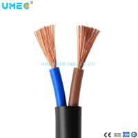 China Round Copper Electrical Wire RVV TV / Light / Household / Outdoor Application for sale