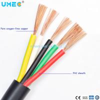 China 60227 IEC 52-4x6mm² PVC Insulation Thickness 0.8mm PVC Sheath Thickness 1.2mm Household Application Electrical Wire for sale