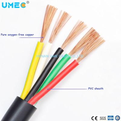 China 60227 IEC 52-4x6mm² PVC Insulation Thickness 0.8mm PVC Sheath Thickness 1.2mm Household Application Electrical Wire for sale